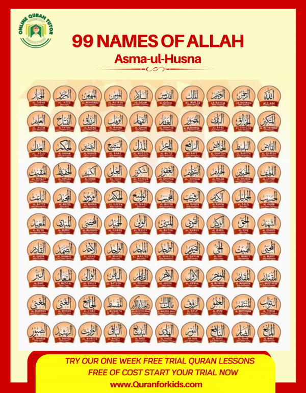 99 Names of Allah - Secrets of Asma-ul-Husna with Benefits
