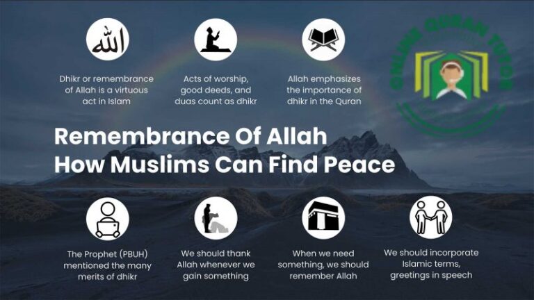 Remembrance Of Allah – How Muslims Can Find Peace | Quran For kids