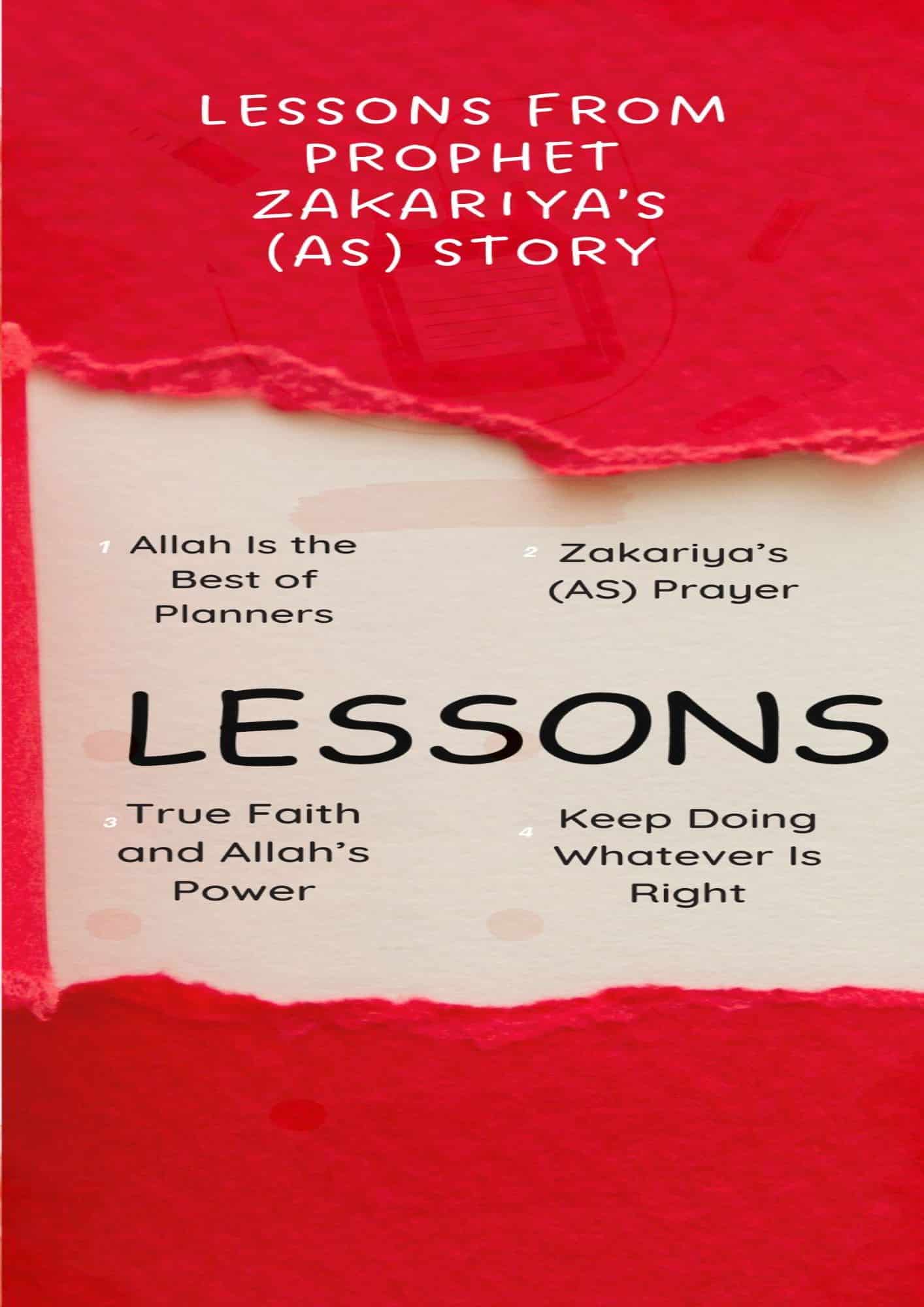 The Story of Prophet Zakariya in the Quran – Zachariah (AS) Story