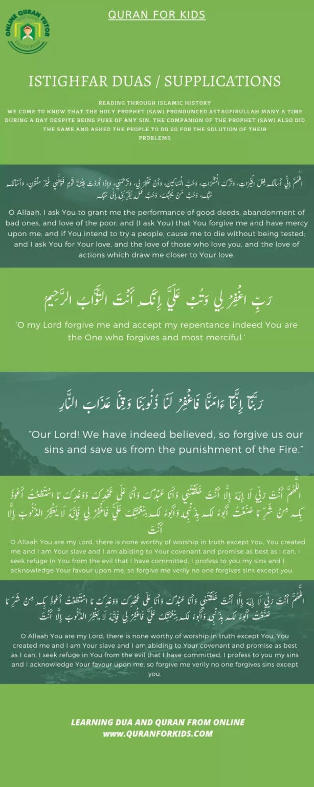 Astaghfar - Benefits and power of Istighfar from Quran