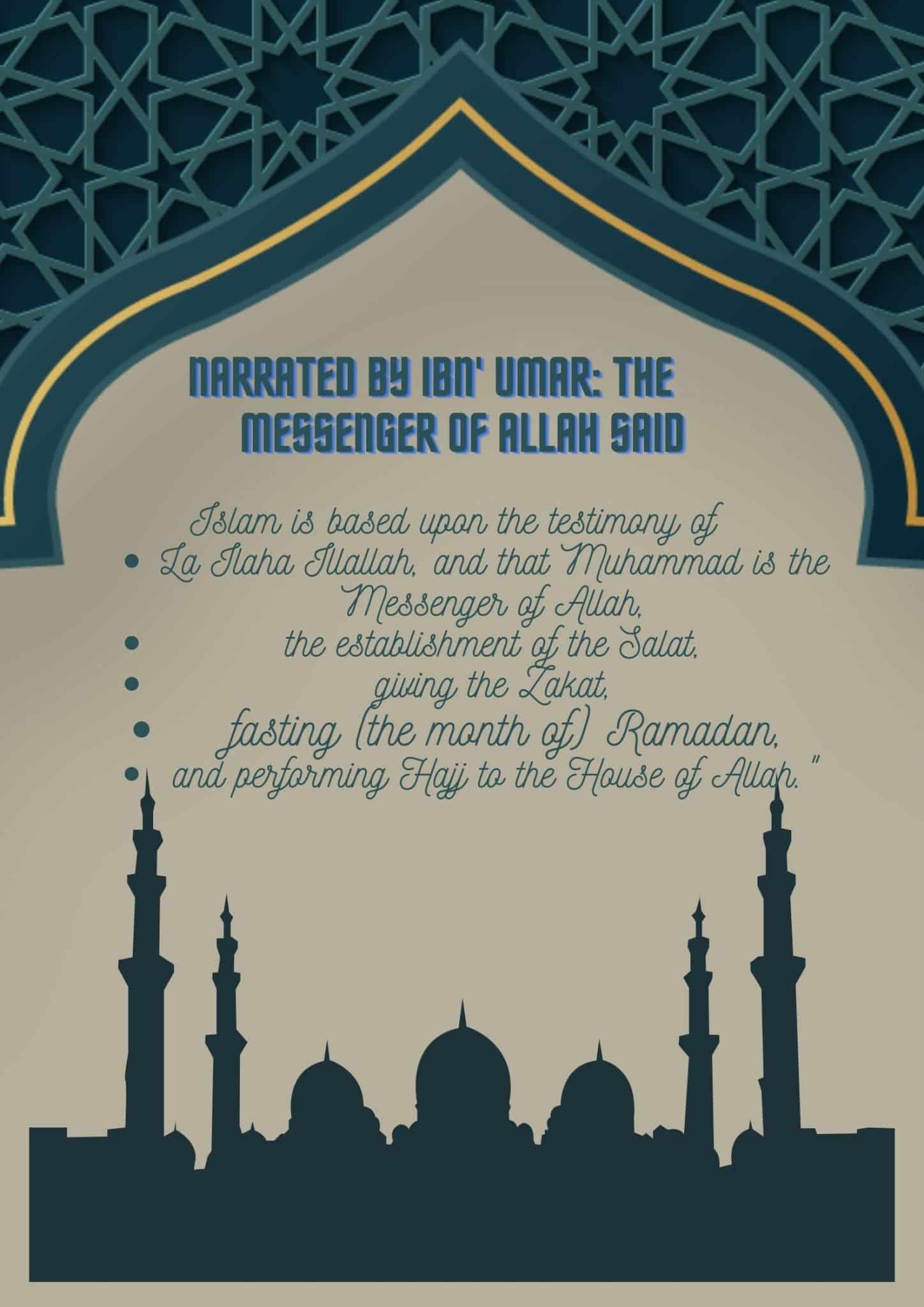 The first kalima: Pillar of Islam | Quran For kids