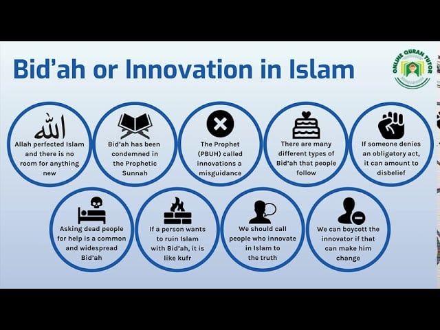 Bid’ah Or Innovation In Islam – New things in religion - Quran For kids